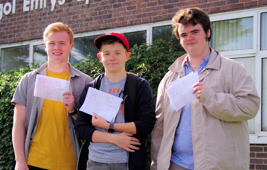 Emrys ap Iwan - A level celebration with fantastic set of results